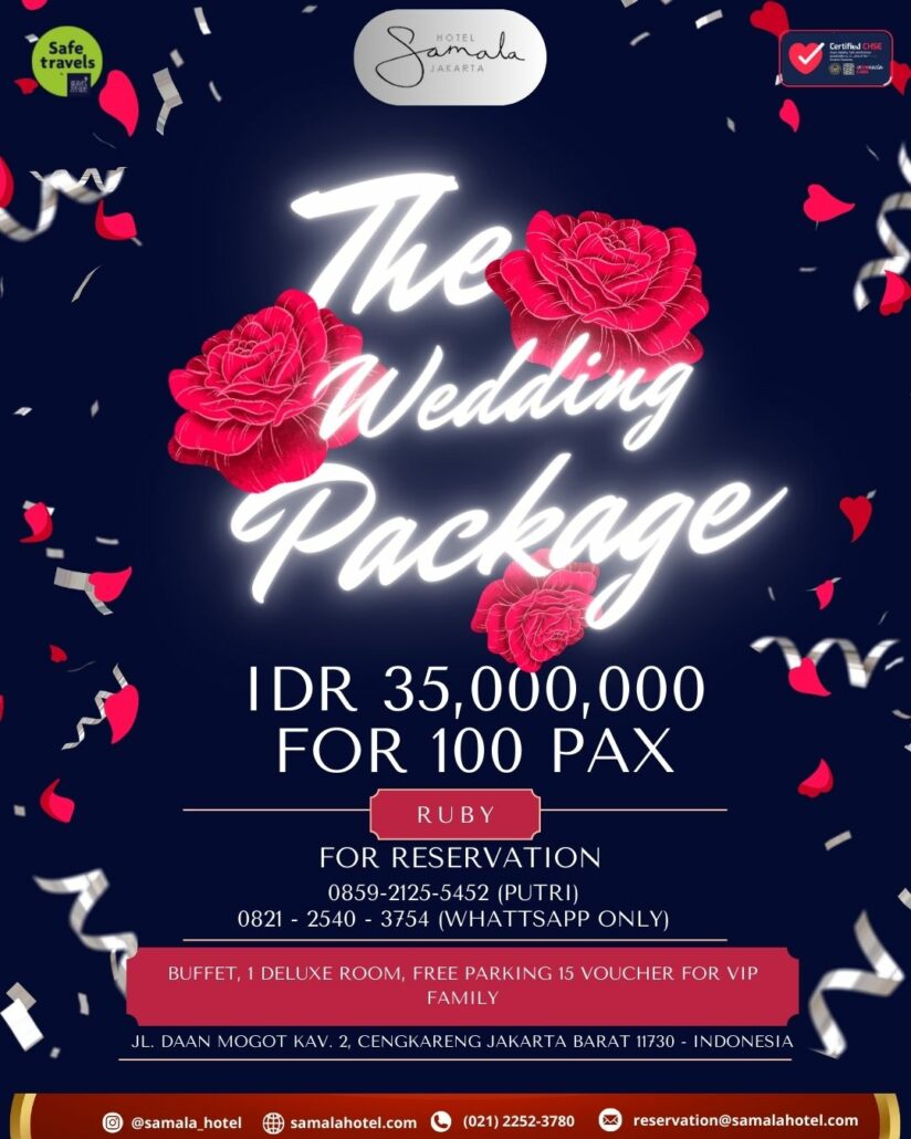 The Wedding Package - Samala Hotel Jakarta